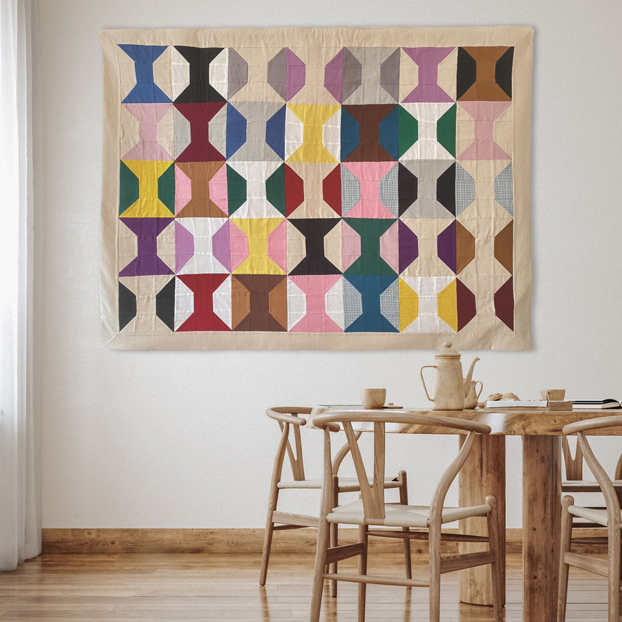 Vægquilt– Patchwork Copenhagen